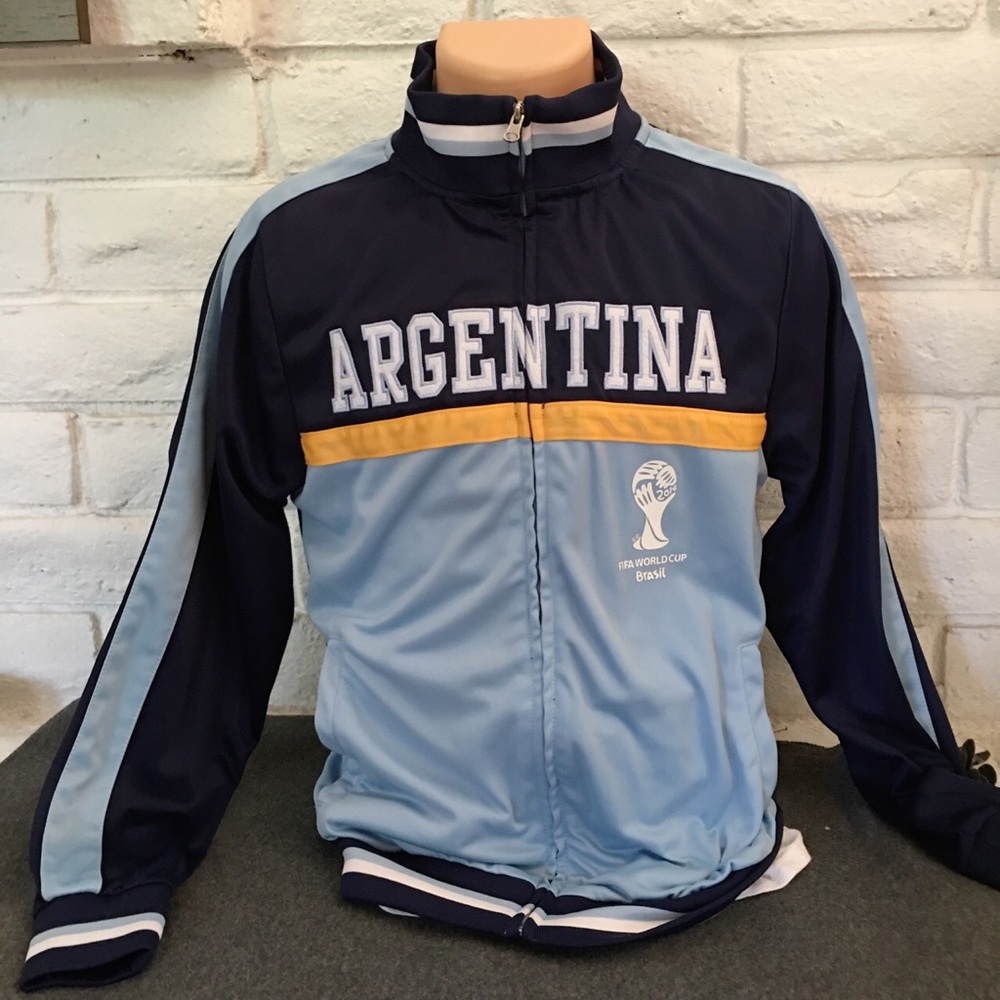 2014 Fifa World Cup Argentina Zip Up Track Jacket - Gem